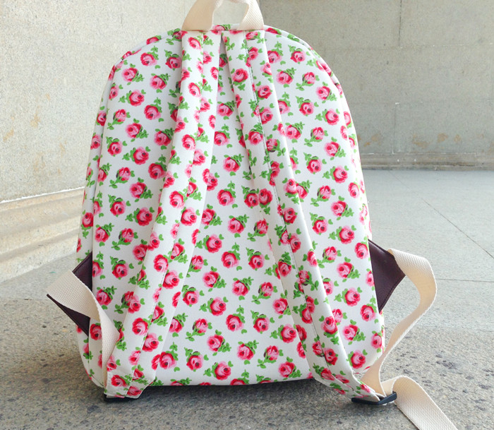Rose Canvas Backpack on Luulla