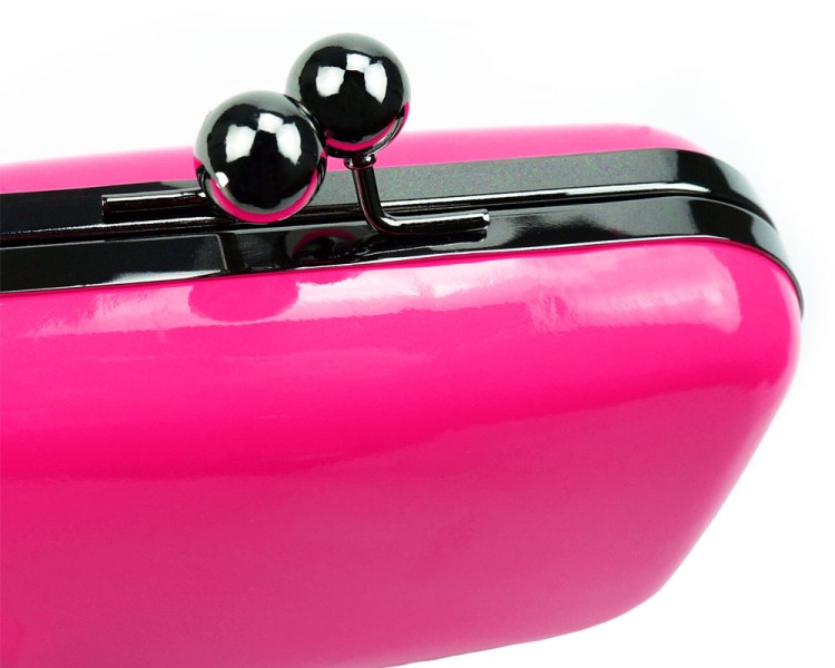 Candy Colored Leather Clutch Bag on Luulla